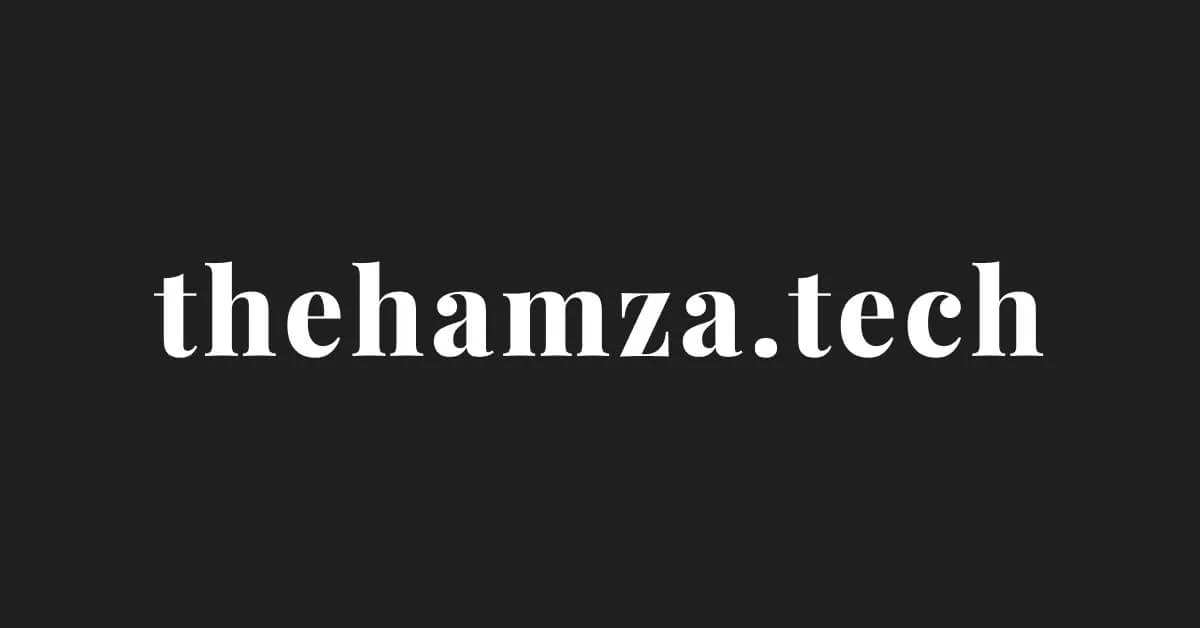 thehamza.tech